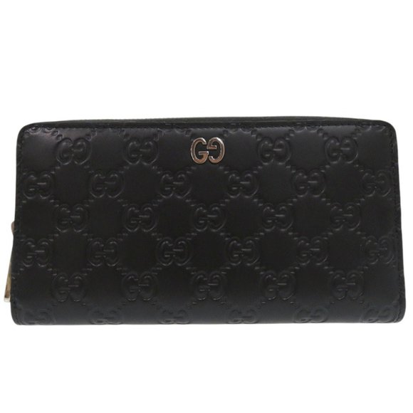 Gucci | Bags | Gucci Guccissima Ziparound Wallet 473928 52540 Long ...